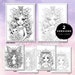 24 Garden Fairies Coloring Pages for Adults Kids Flowers, Butterflies ...