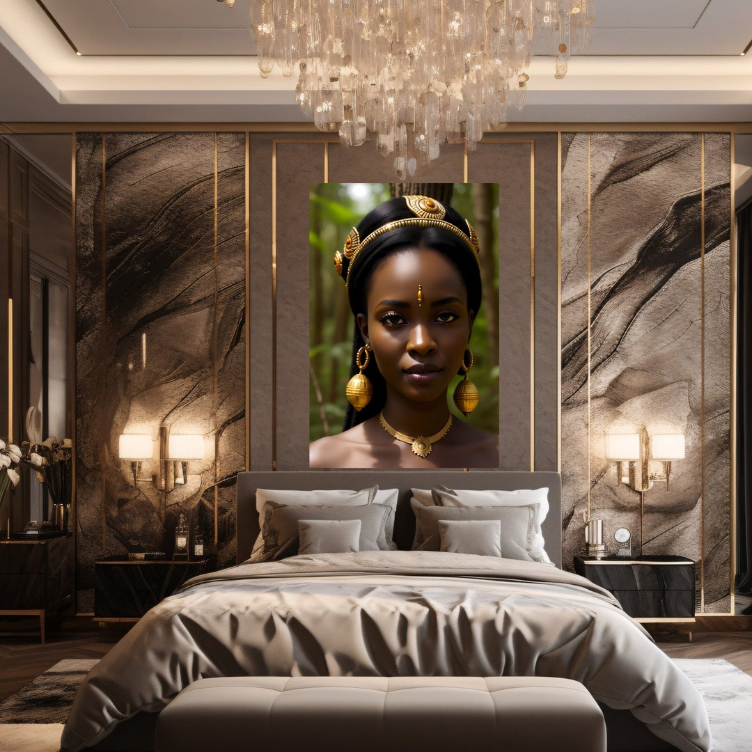 Aja Yoruba African Goddess Poster Wall Art Forest Goddess - Etsy