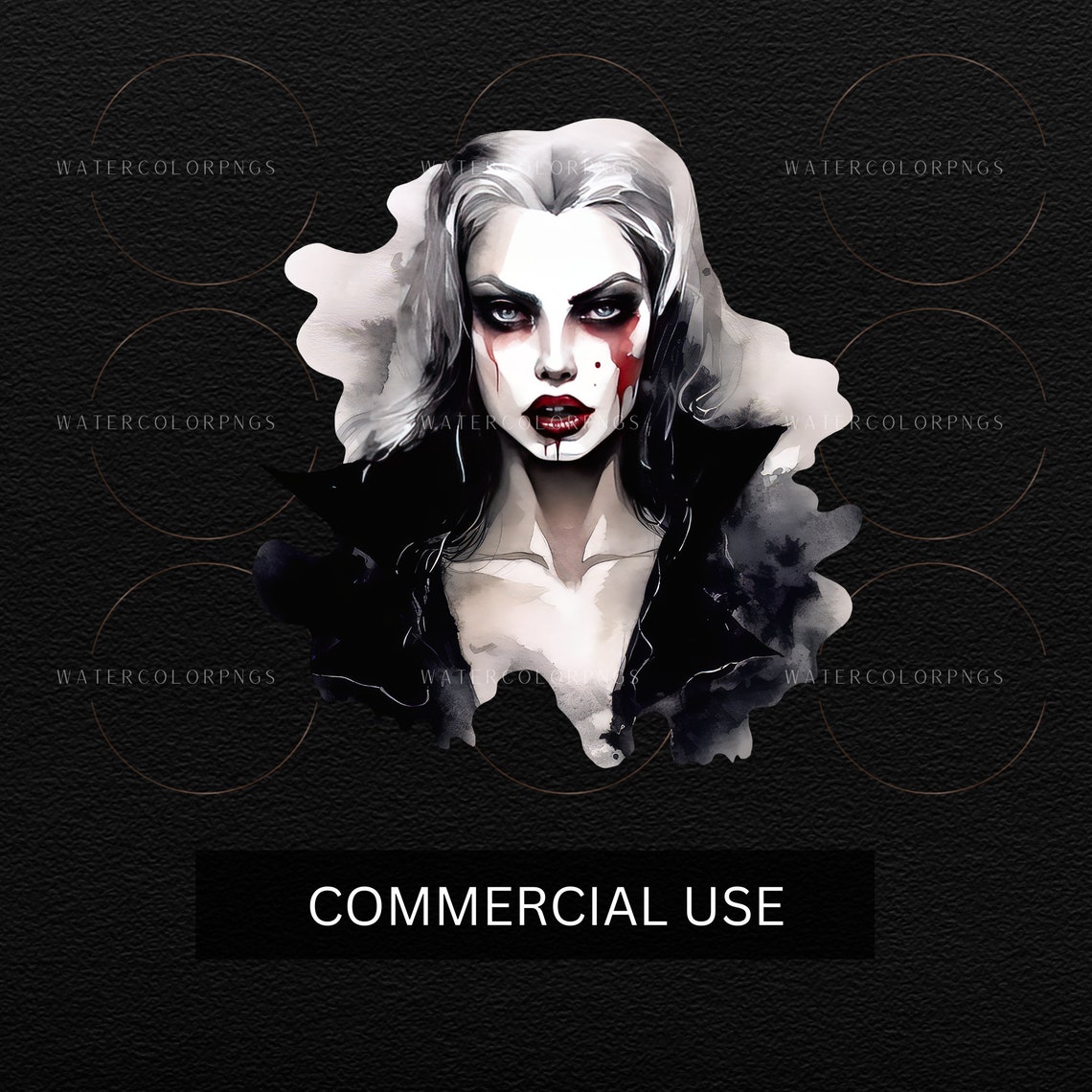 Gothic Vampires, Vampire Clipart, Clipart Bundle, Halloween Vampires ...