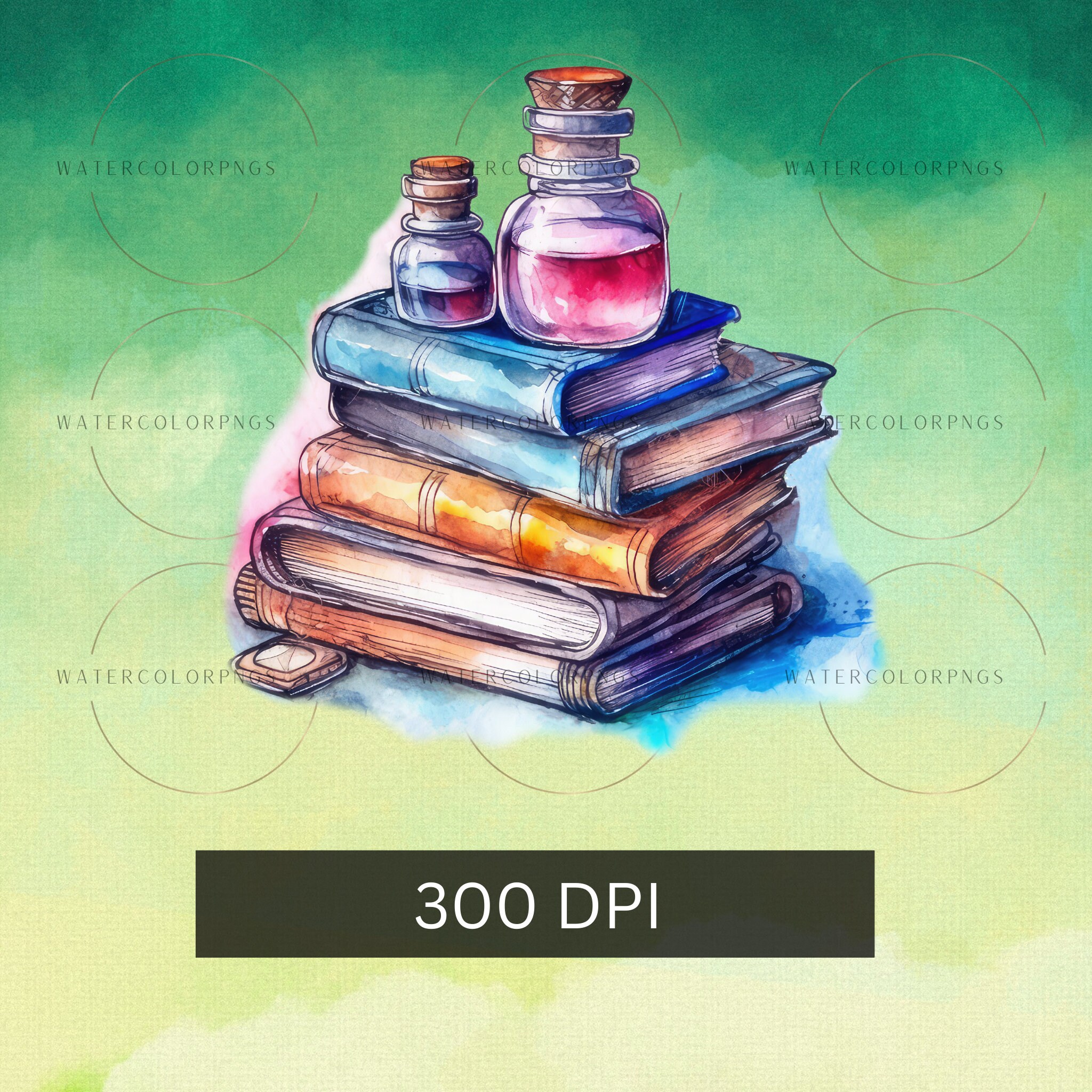 Magic Books, Clipart Bundle, Book Shop, Library Clipart, Shop Clipart ...