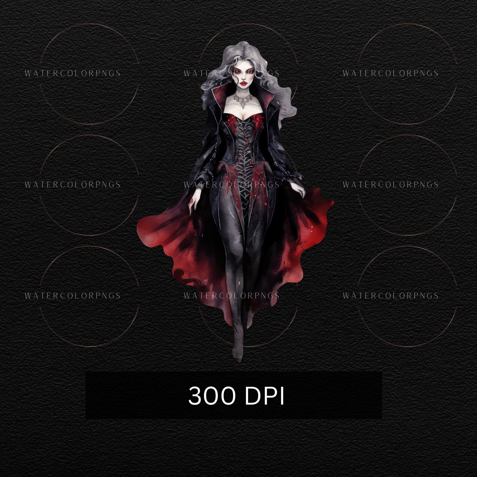 Gothic Vampires, Vampire Clipart, Clipart Bundle, Halloween Vampires ...