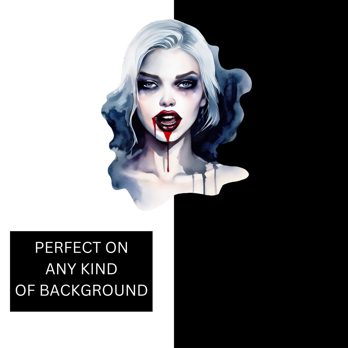 Gothic Vampires, Vampire Clipart, Clipart Bundle, Halloween Vampires ...