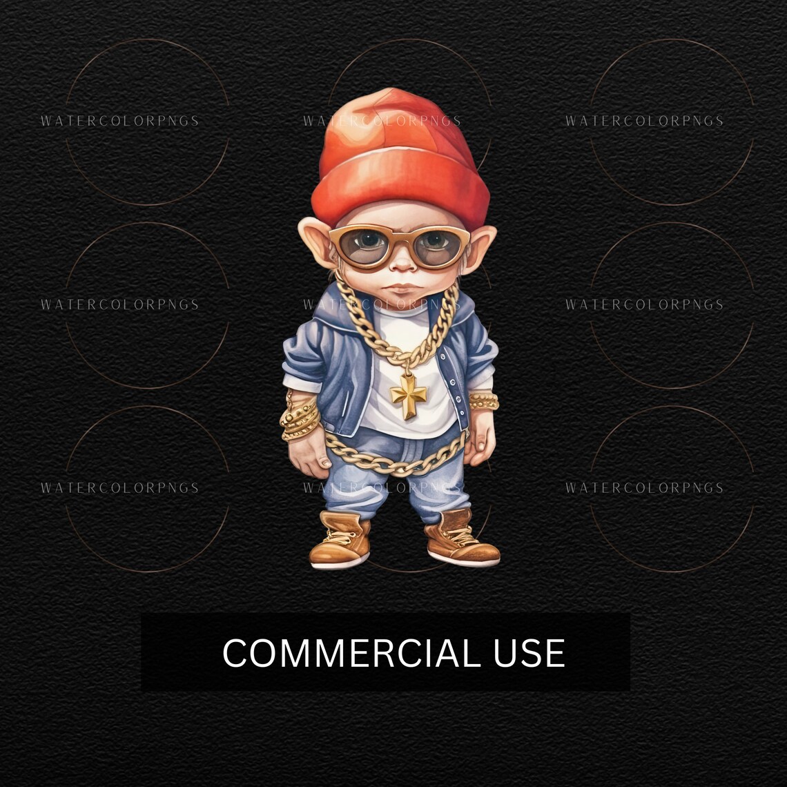 Gnomes Clipart, Cute Gnomes, Hip Hop Clipart, Rap Clipart, Hip Hop PNG ...