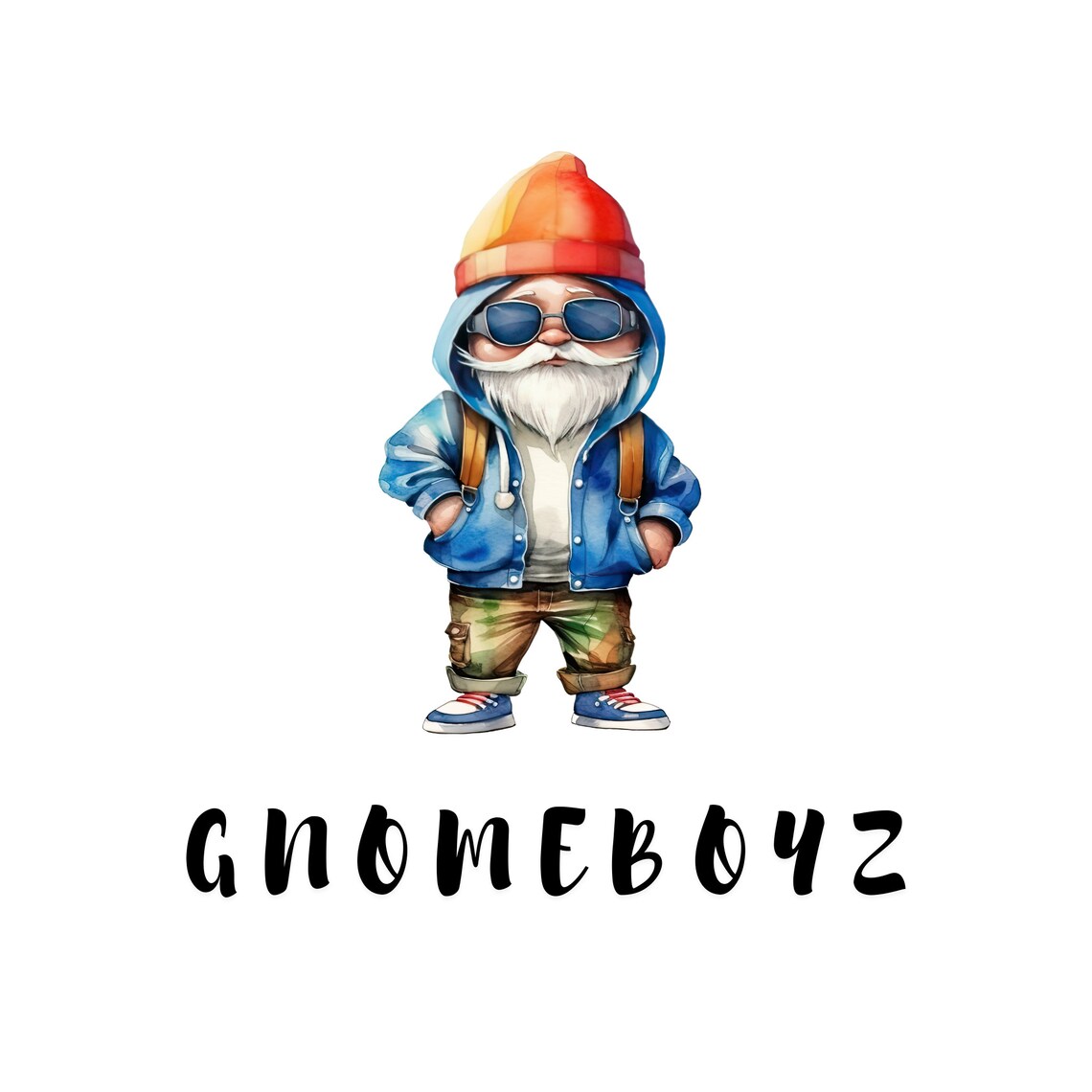Gnomes Clipart, Cute Gnomes, Hip Hop Clipart, Rap Clipart, Hip Hop PNG ...