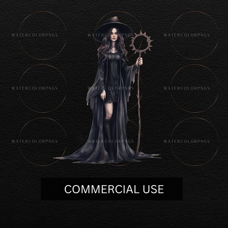 Dark Witch Clipart Witchcraft Witches PNG Witches - Etsy