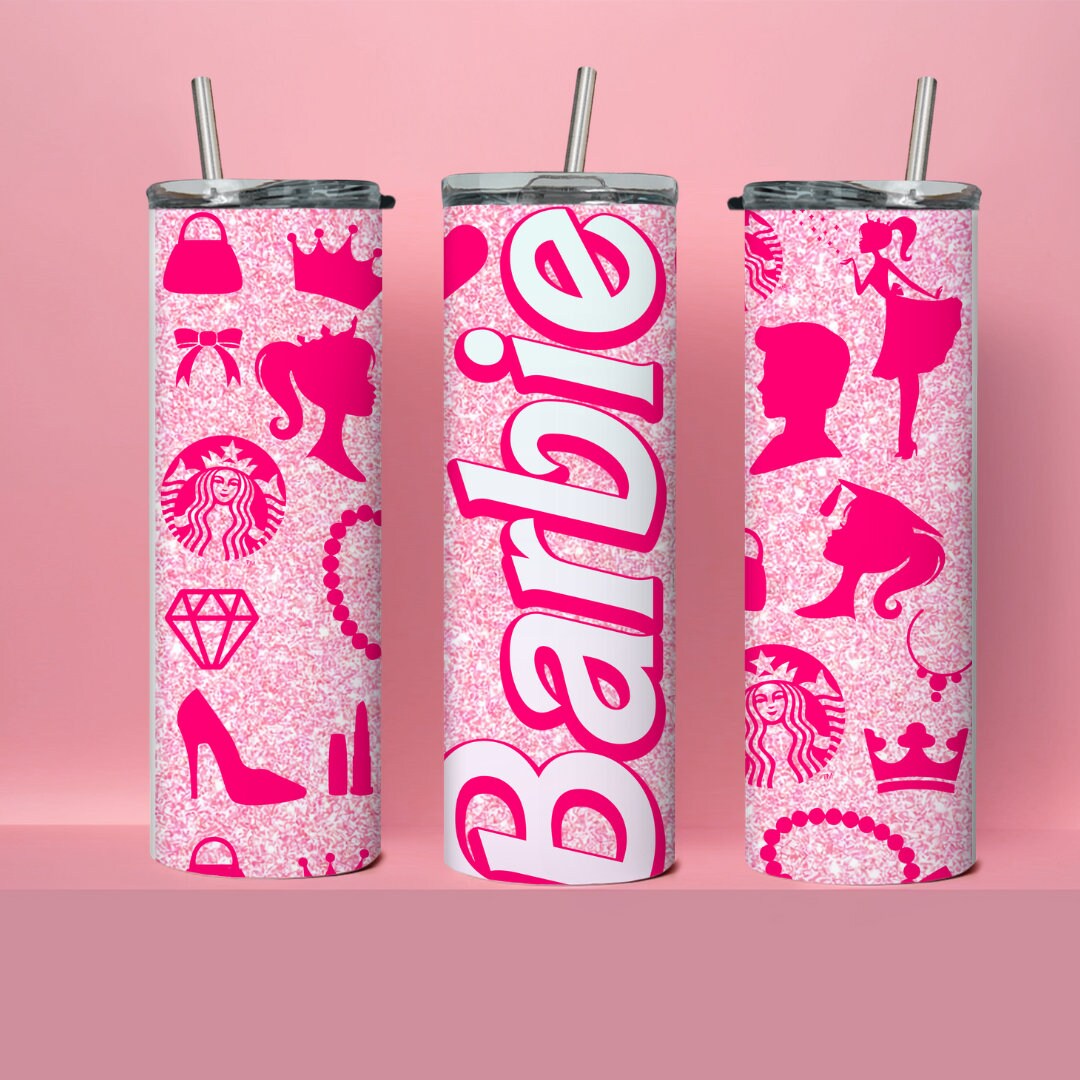Tumbler Pink Glitter 20oz - Etsy