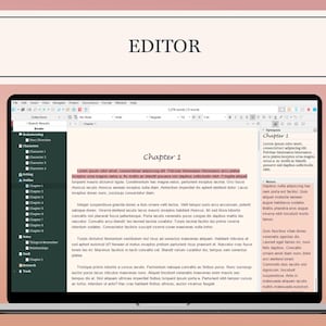 Scrivener Aesthetic Theme for Windows | Forest Blush | Academia - Etsy