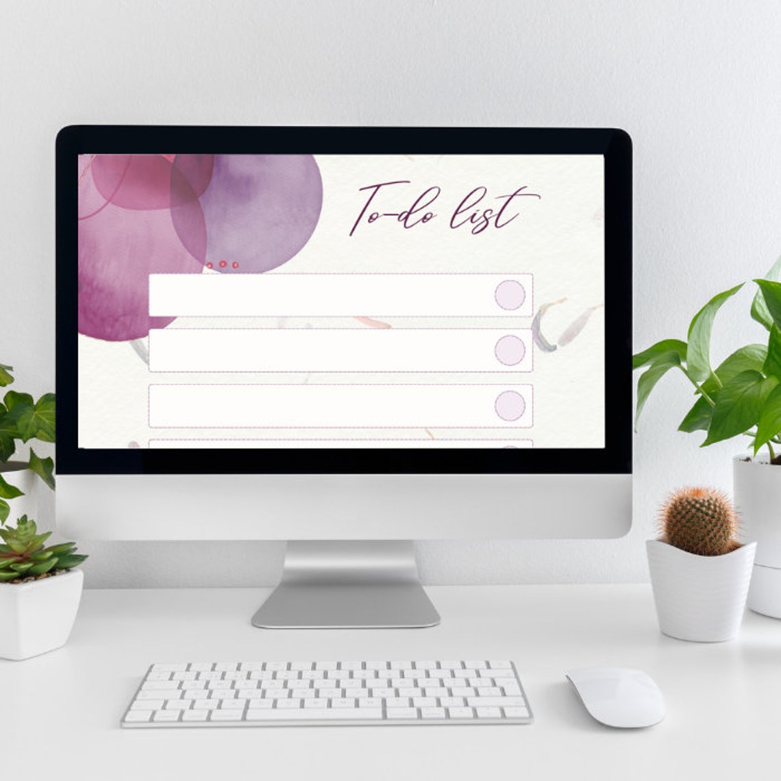 Purple To-do List - Etsy