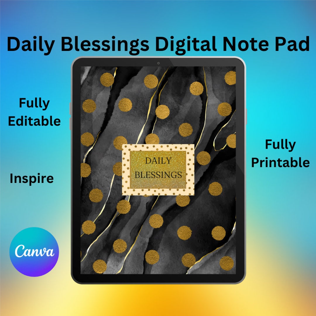 Lined Blessing Journal - Etsy