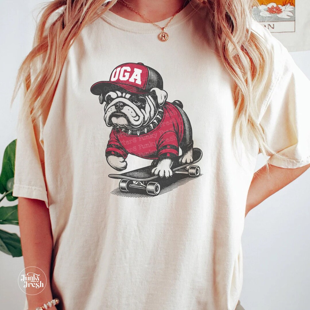 UGA Bulldogs Shirt, Bulldog Skateboard, UGA Gift Tshirt, Athens ...
