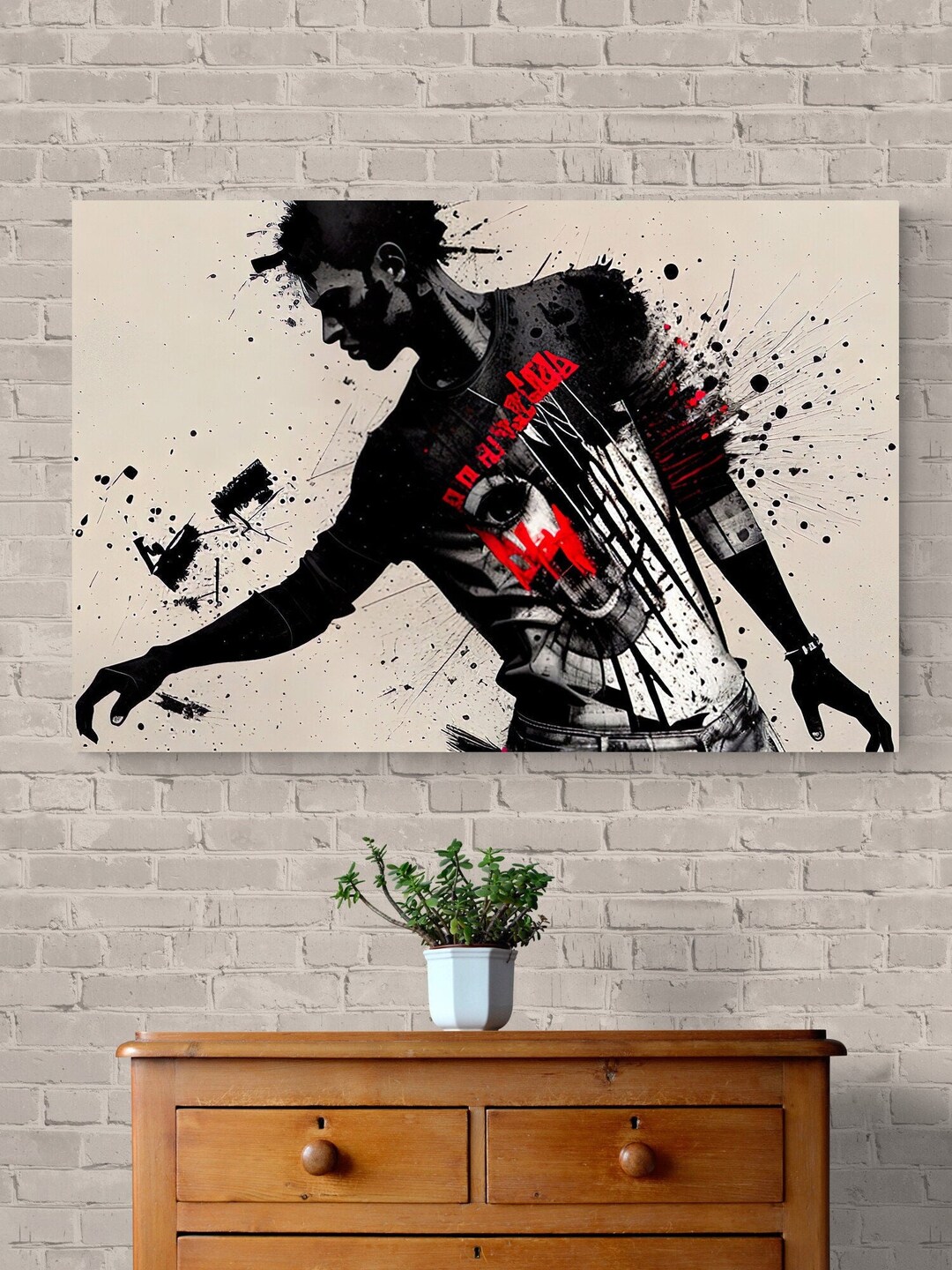 Modern Art Breakdancer Poster Breakdancing Wall Art Hip Hop Wall Decor ...