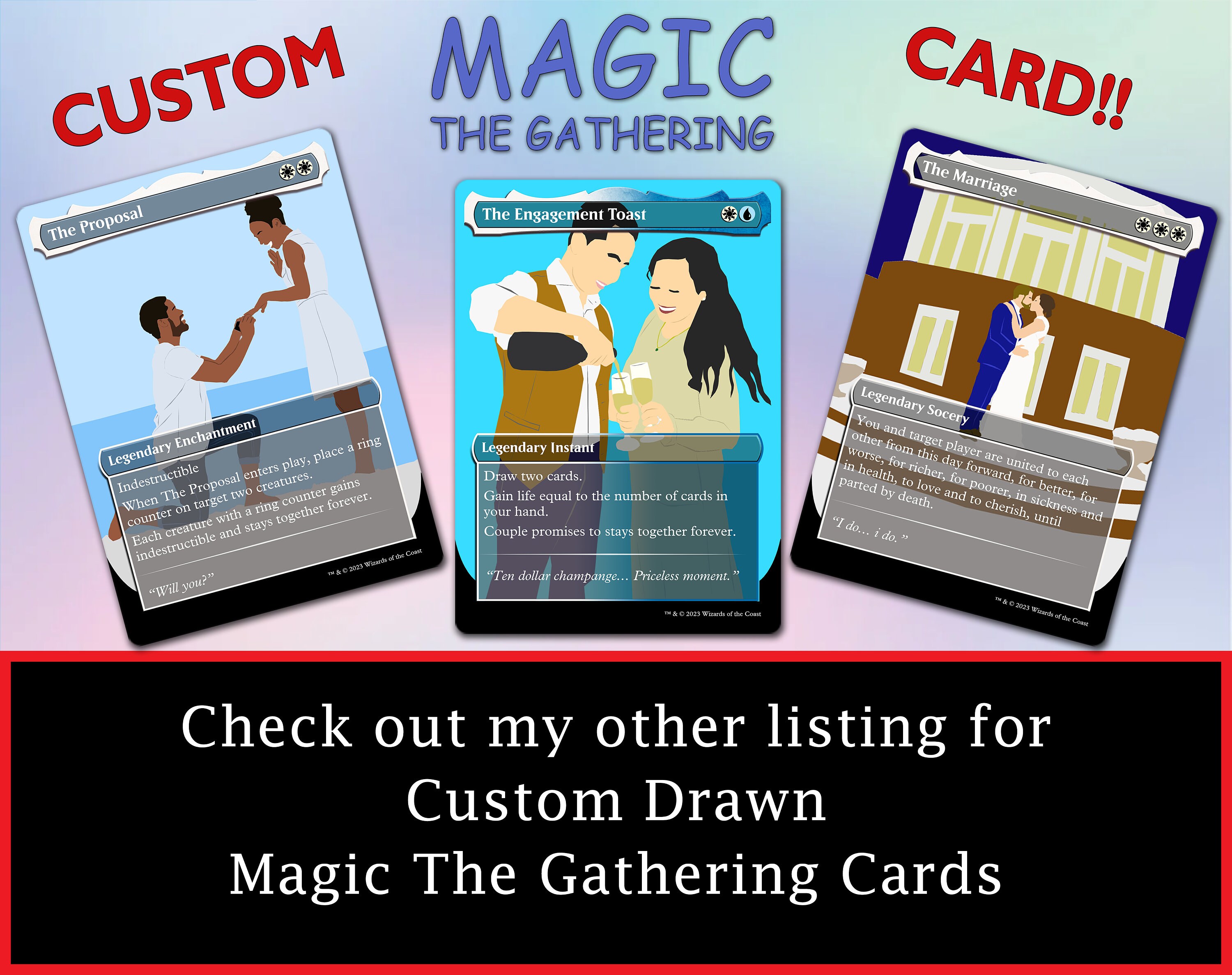 Custom Magic the Gathering Card physical Digital Personalized MTG ...
