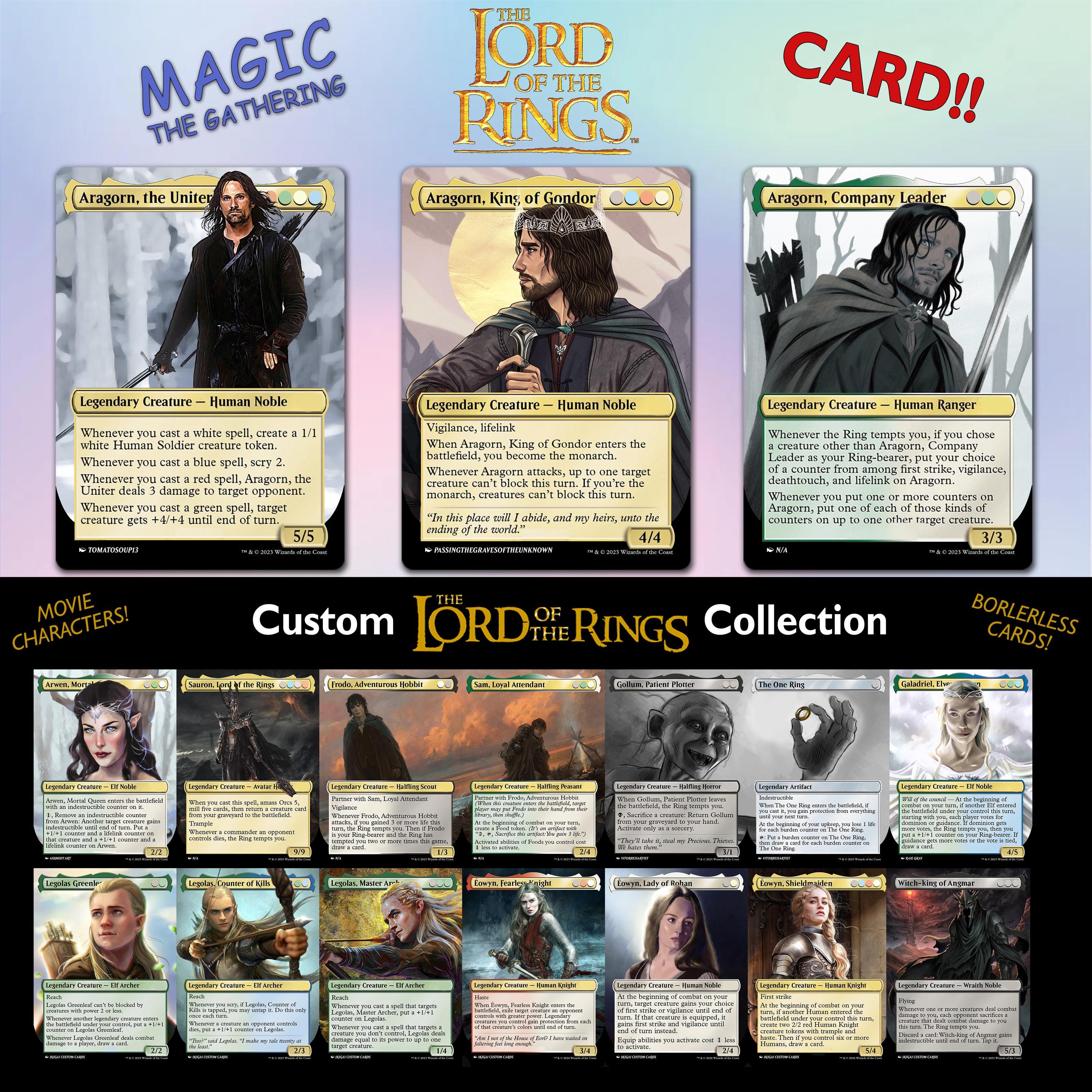 LOTR Magic the Gathering Card (physical + Digital) Lord of the Rings ...
