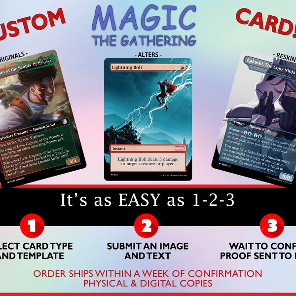 Custom Mtg Cards - Etsy