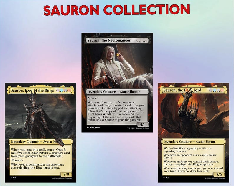 LOTR Magic the Gathering Card (physical + Digital) Lord of the Rings ...