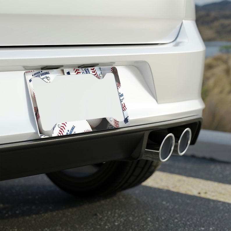 Baseball License Plate Frame - Etsy