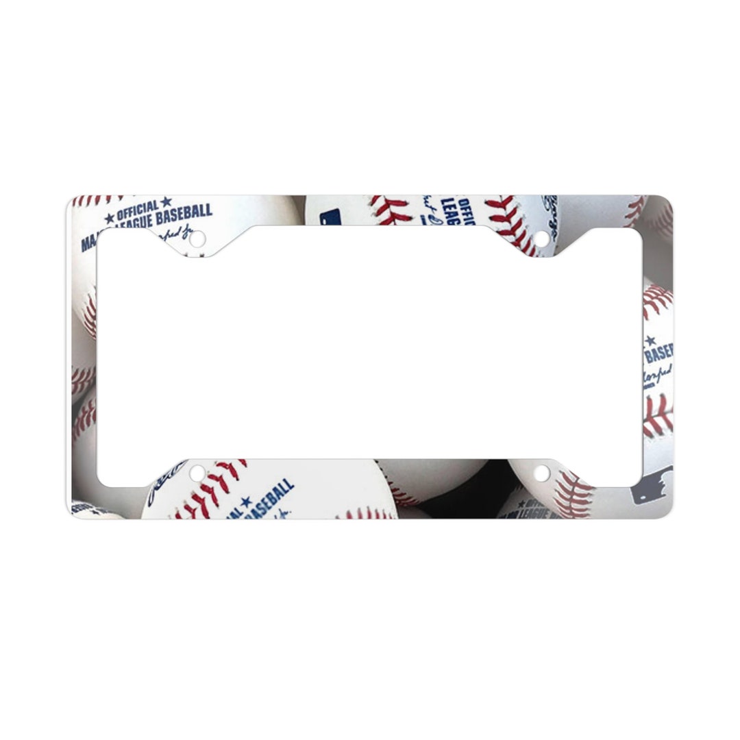 Baseball License Plate Frame - Etsy
