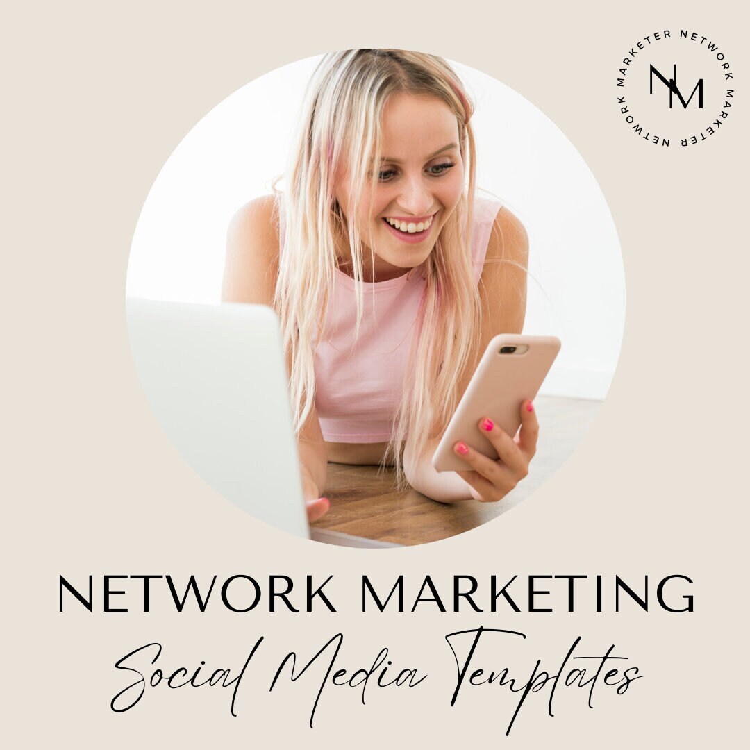 80 Network Marketing Social Media Template Posts for Instagram | MLM ...