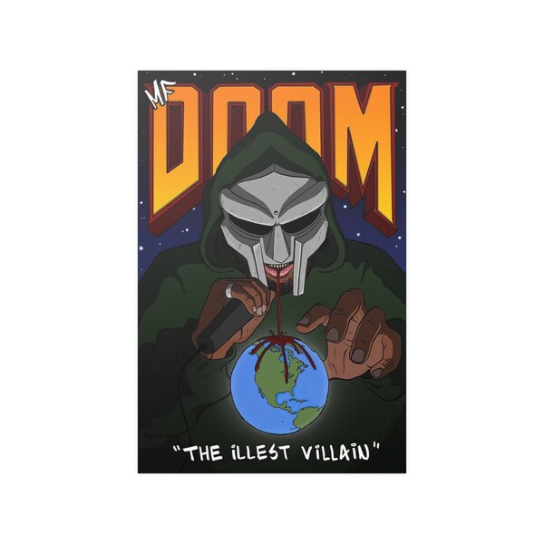 Mf Doom Poster - Etsy