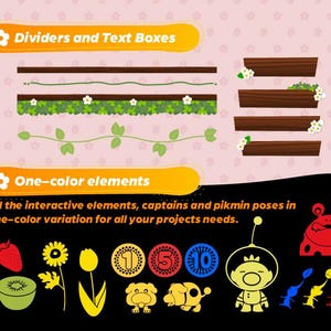 Pikmin Vector Bundle Digital Files / DIY Pikmin Gifts and Merchandise ...