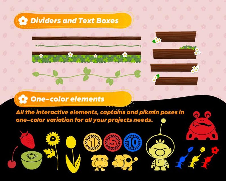 Pikmin Vector Bundle Digital Files / DIY Pikmin Gifts and Merchandise ...