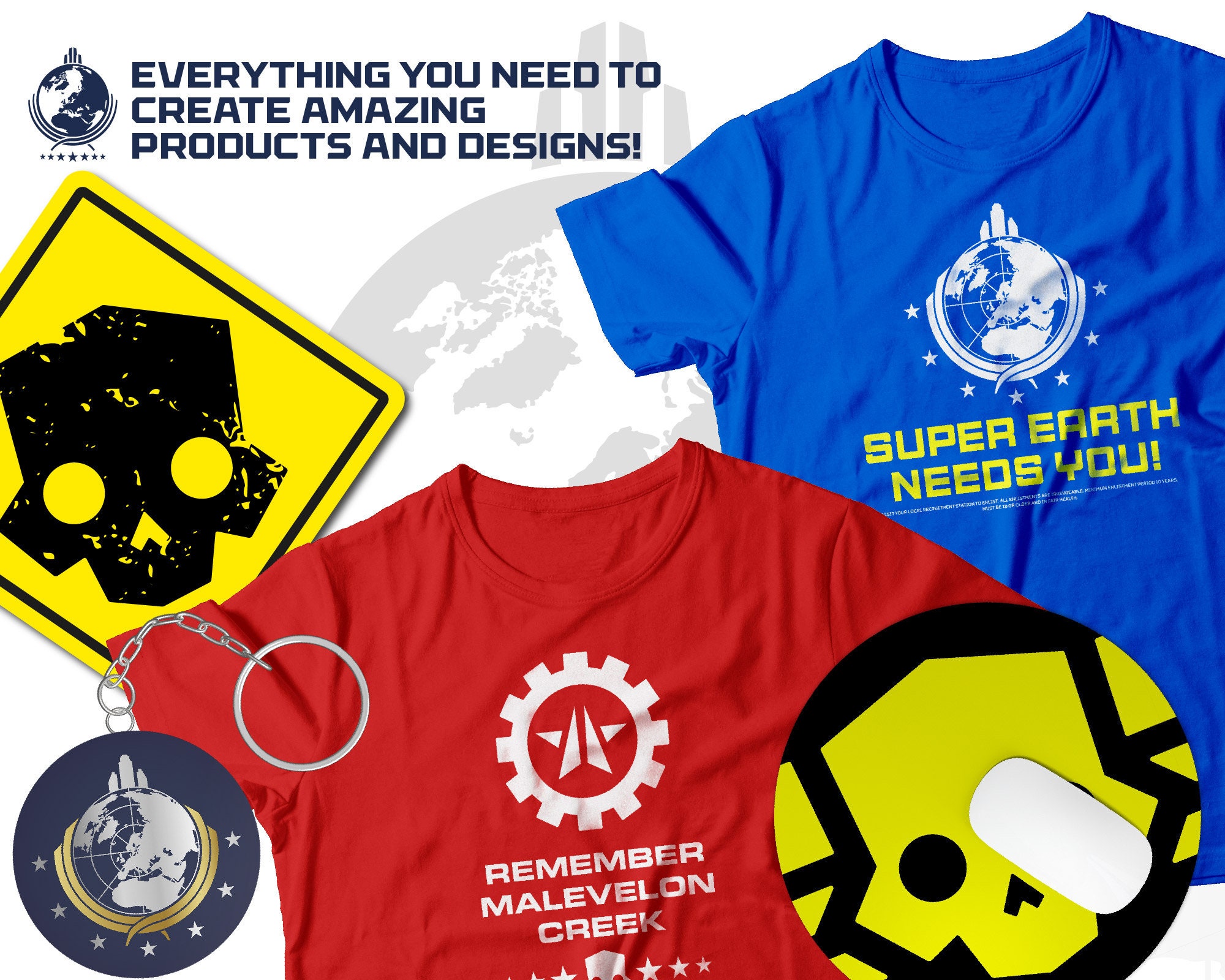 Helldivers II Basic Vector Bundle Digital Files / DIY Helldivers Gifts ...