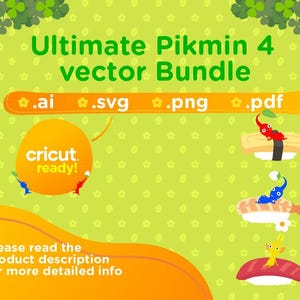Pikmin Vector Bundle Digital Files / DIY Pikmin Gifts and Merchandise ...
