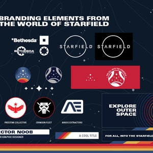 Starfield Basic Vector Bundle Digital Files / DIY Starfield Gifts and ...