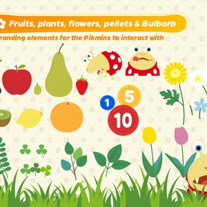 Pikmin 4 Vector Bundle Digital Files / DIY Pikmin Gifts and Merchandise ...