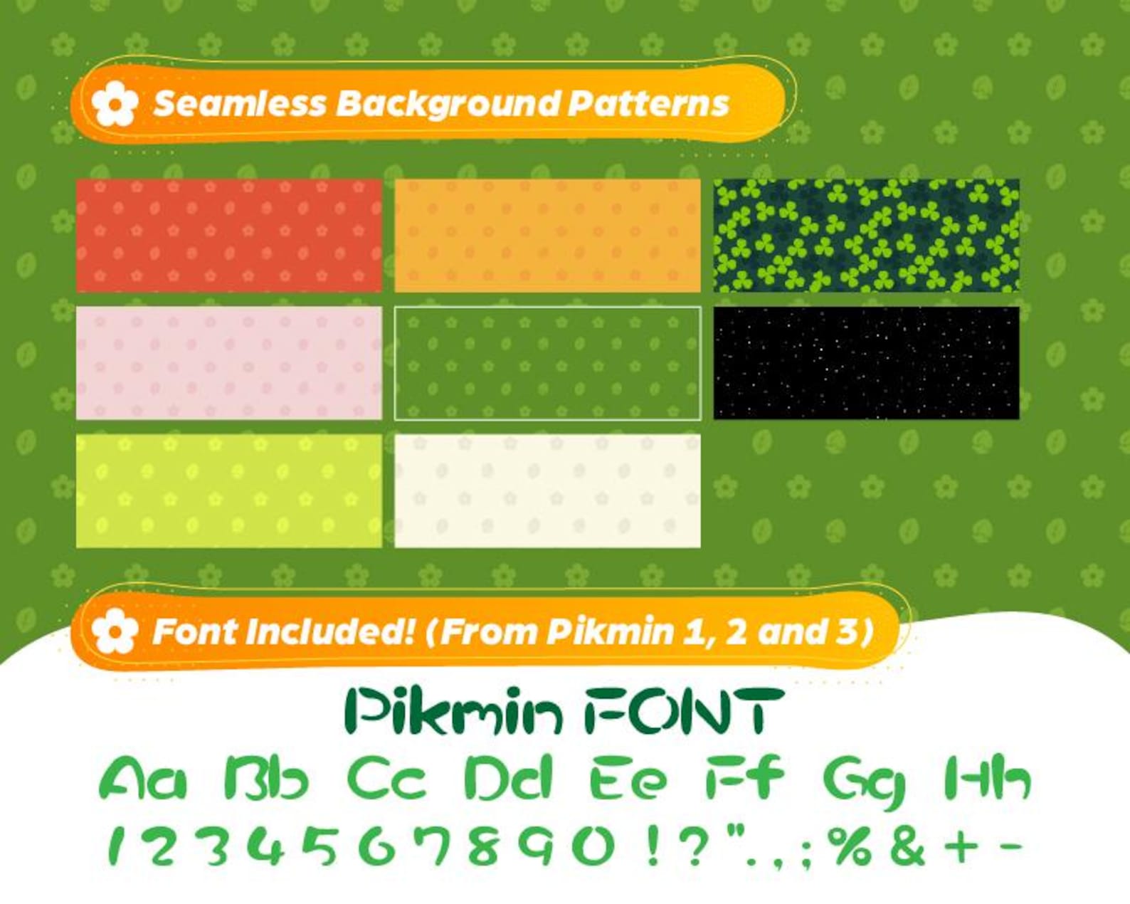 Pikmin Vector Bundle Digital Files / DIY Pikmin Gifts and Merchandise ...