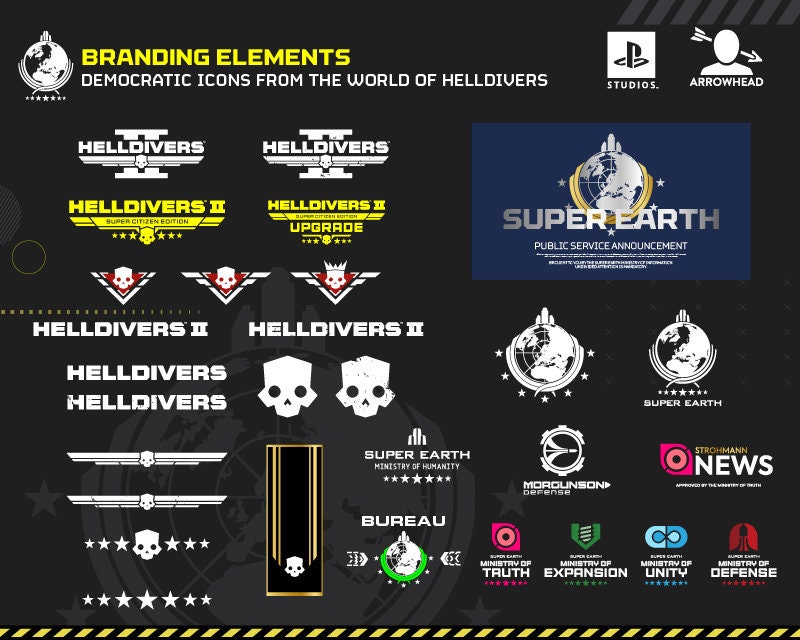Helldivers II Ultimate Vector Bundle Digital Files / DIY Helldivers ...