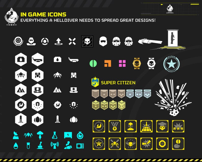 Helldivers II Ultimate Vector Bundle Digital Files / DIY helldivers ...