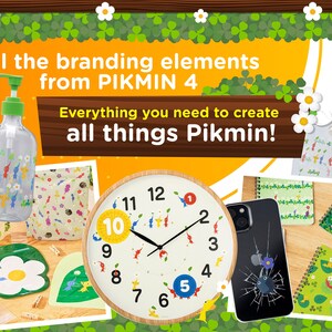 Pikmin 4 Vector Bundle Digital Files / DIY Pikmin Gifts and Merchandise ...