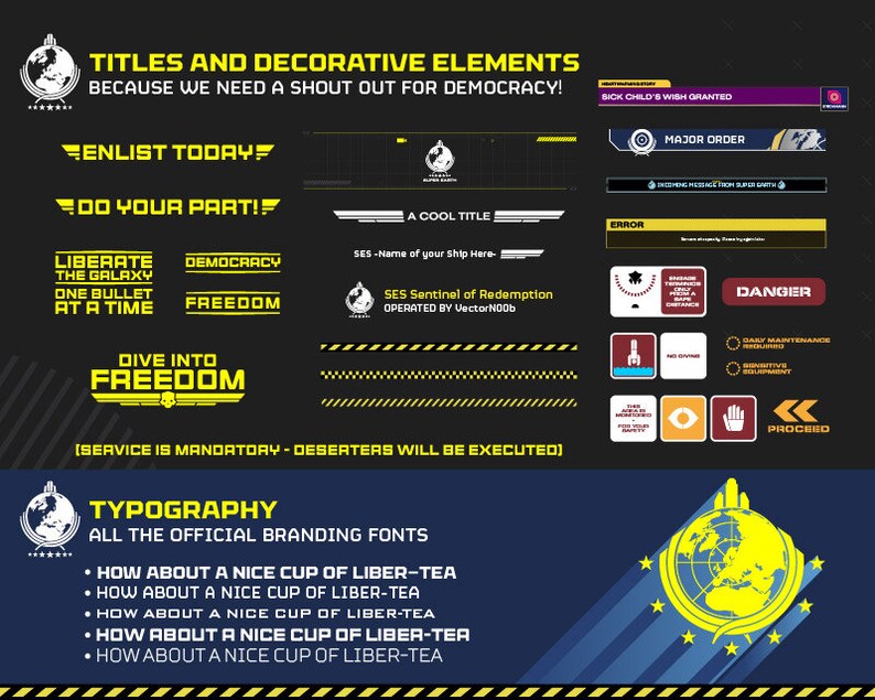 Helldivers II Ultimate Vector Bundle Digital Files / DIY Helldivers ...