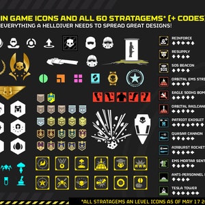 Helldivers II Ultimate Vector Bundle Digital Files / DIY Helldivers ...