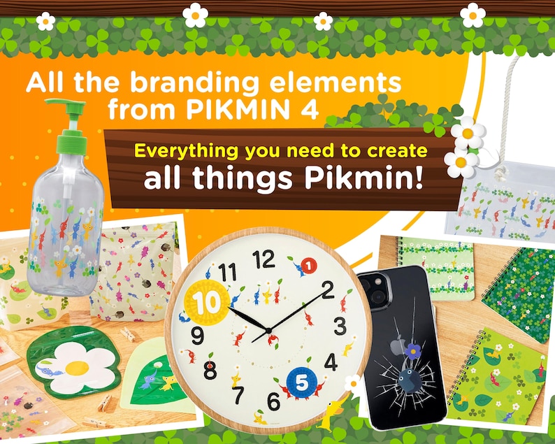 Pikmin Vector Bundle Digital Files / DIY Pikmin Gifts and Merchandise ...