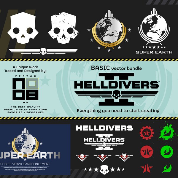 Helldivers 2 sublimation designs - Etsy.de