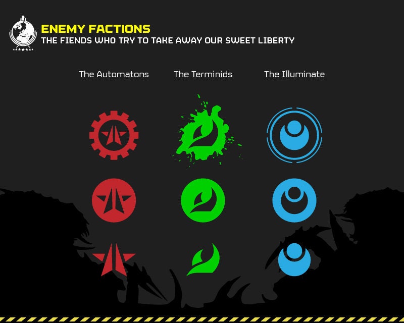 Helldivers II Basic Vector Bundle Digital Files / DIY Helldivers Gifts ...