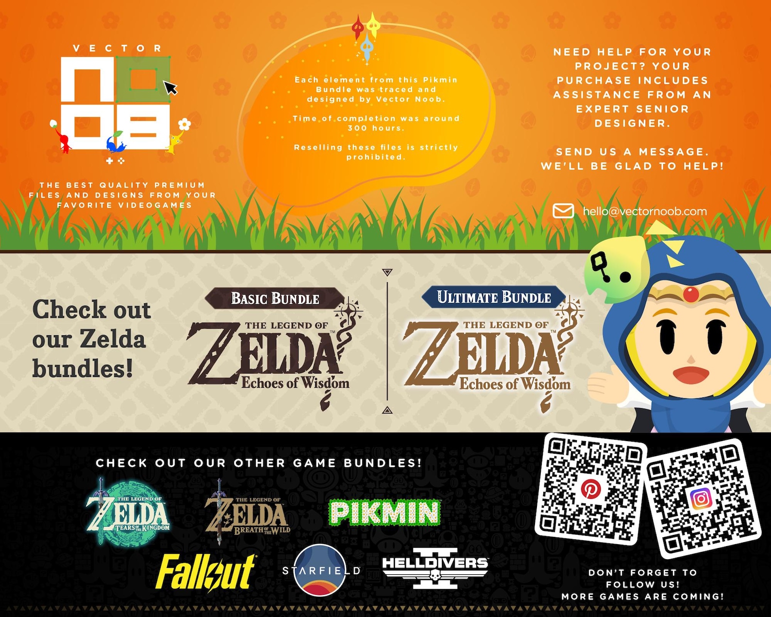 Pikmin Vector Bundle Digital Files / DIY Pikmin Gifts and Merchandise ...