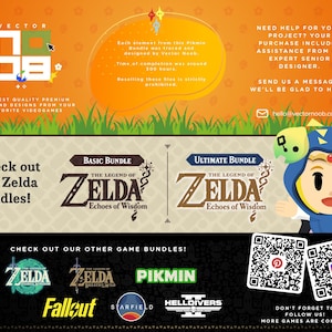 Pikmin Vector Bundle Digital Files / DIY Pikmin Gifts and Merchandise ...