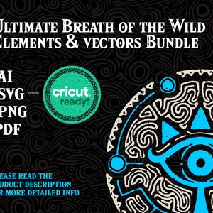 The Legend of Zelda Breath of the Wild / Nintendo / Cricut SVG ...