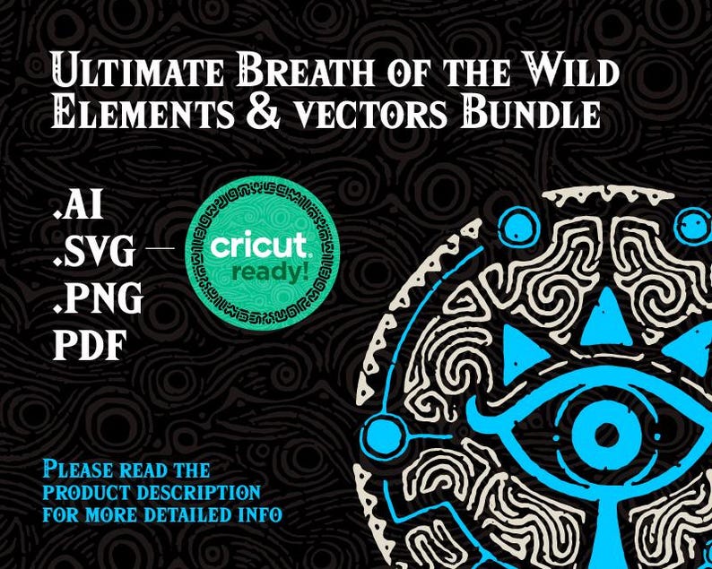 The Legend of Zelda Breath of the Wild / Nintendo / Cricut SVG ...