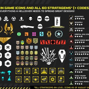Helldivers II Ultimate Vector Bundle Digital Files / DIY Helldivers ...