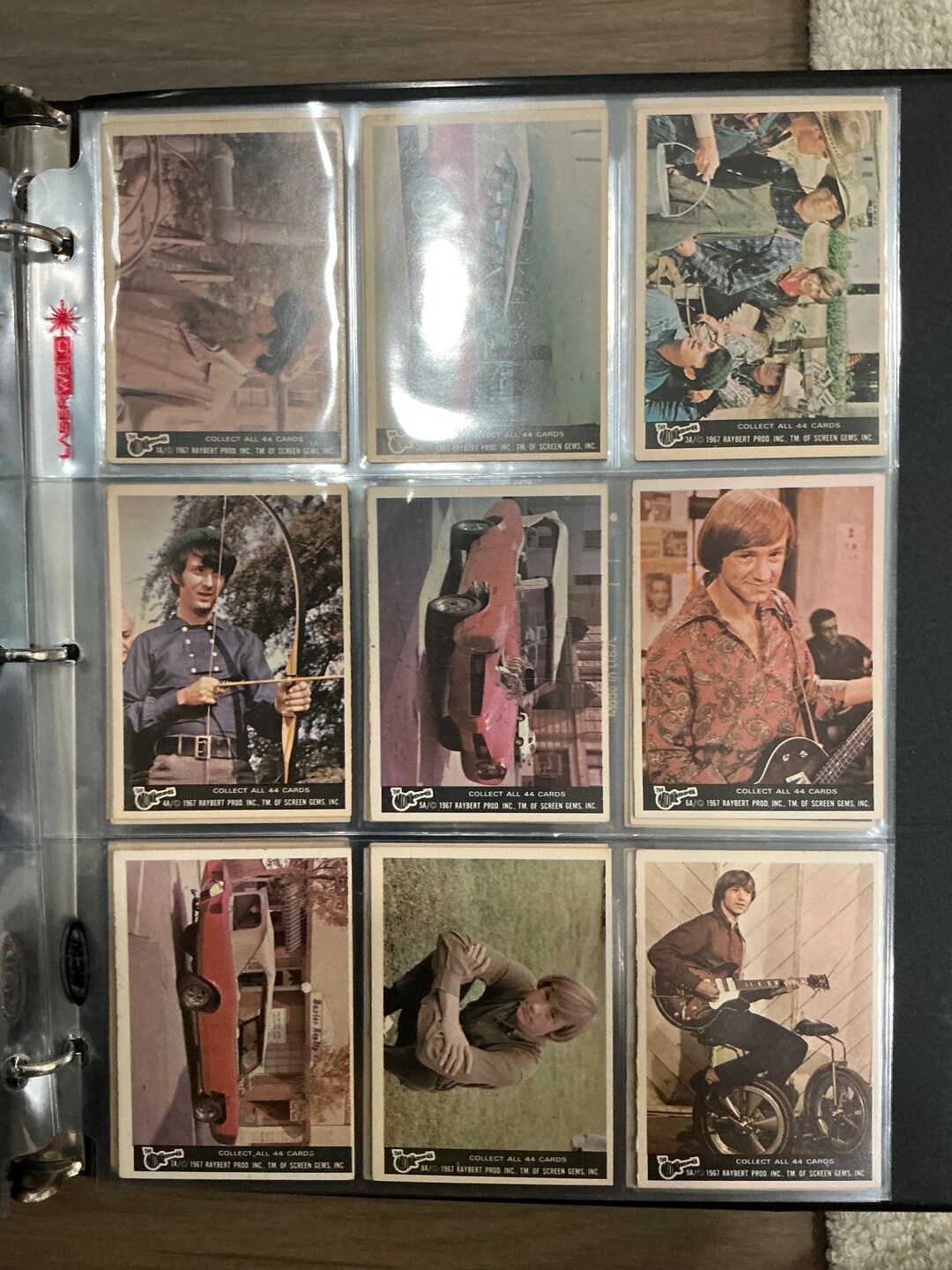 The Monkees 1967 Trading Cards Series A. Complete Set of 44 - Etsy