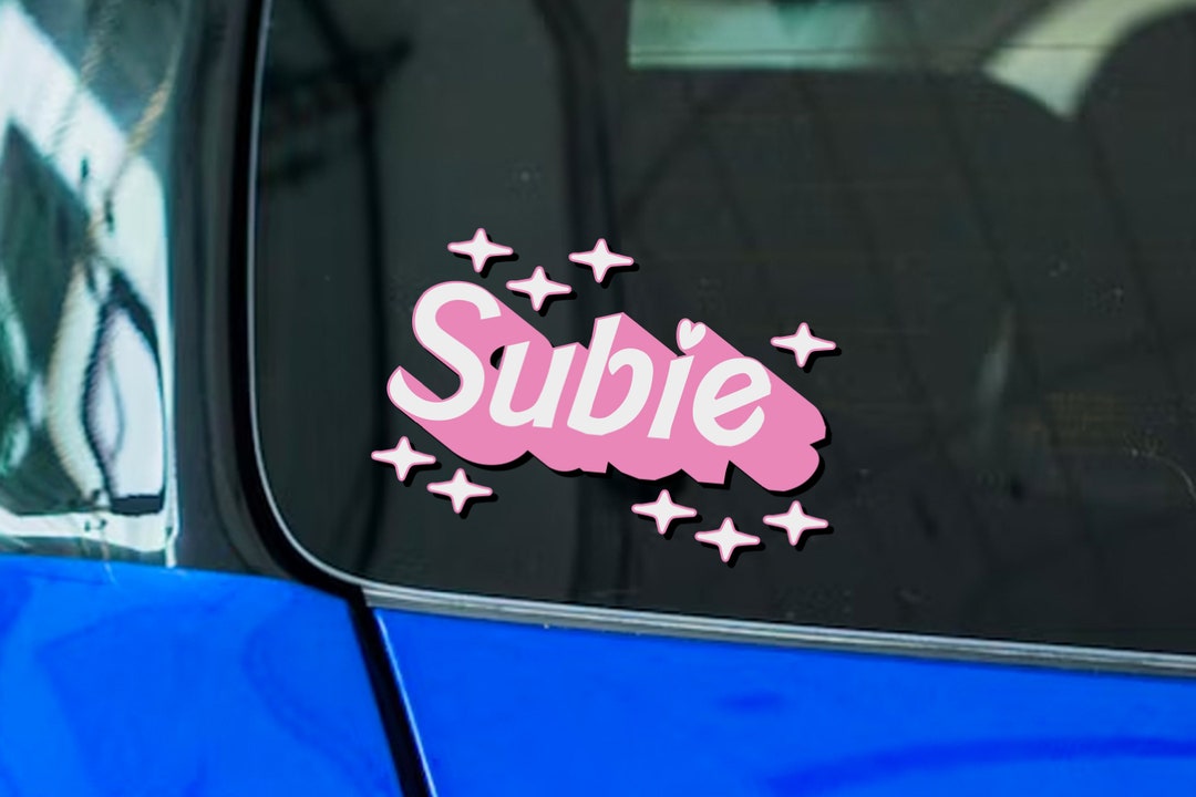 Subie Girl Subaru Car Vinyl Window Decal - Etsy