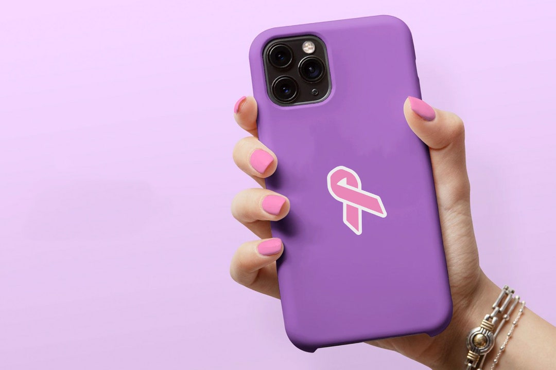 Breast Cancer Ribbon | Set of 5 Stickers | Small Vinyl Decal Sticker - Etsy