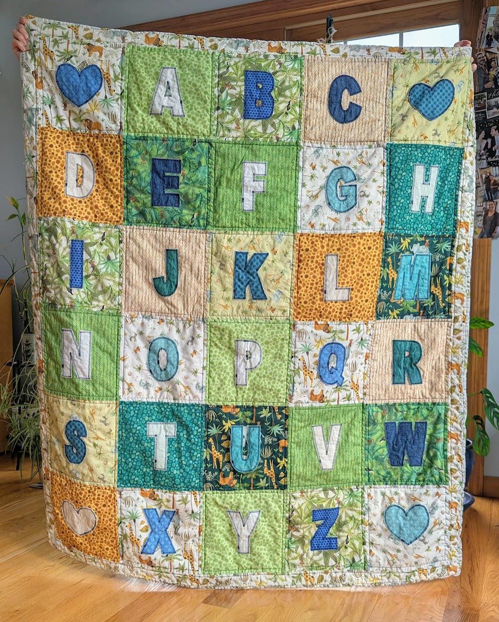 Alphabet Baby Quilt ***PDF PATTERN*** - Etsy