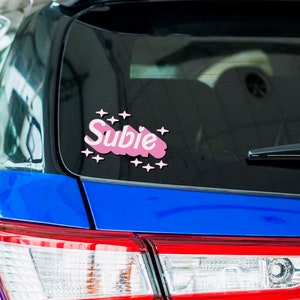 Subie Girl Subaru Car Vinyl Window Decal - Etsy