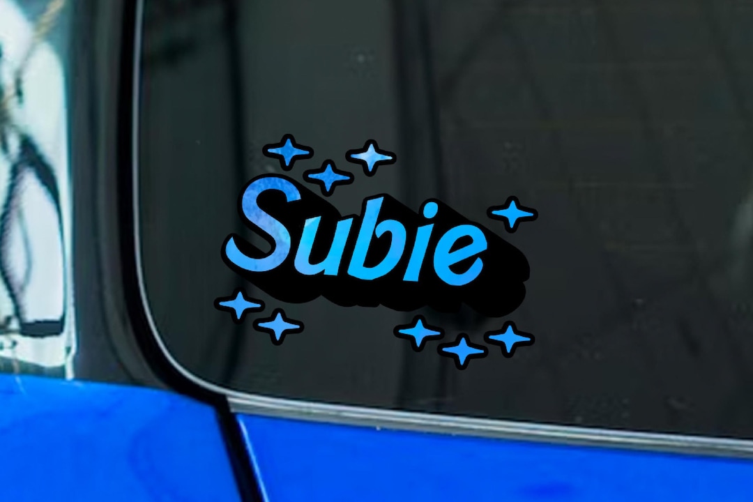 Subie Sticker | Car Decal - Etsy