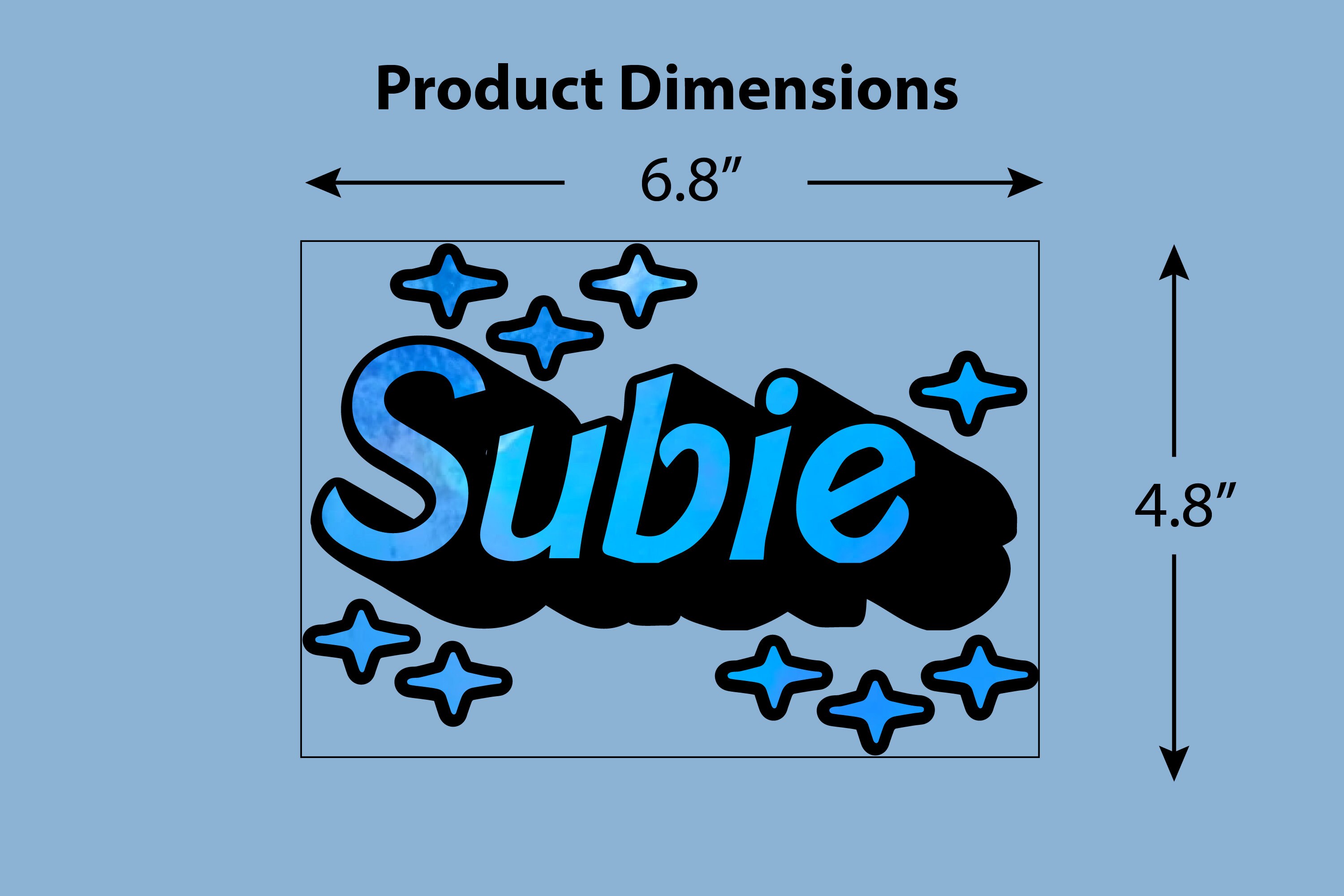 Subie Sticker Subaru Car Decal - Etsy